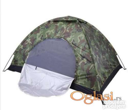 Šator za kampovanje maskirni 220x250x150cm
