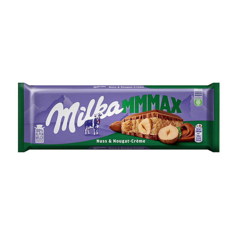 Milka čokolada milka nut nougat 300g mondelez