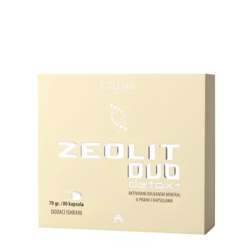 Koloid Zeolit duo detox 70g + 80 kapsula