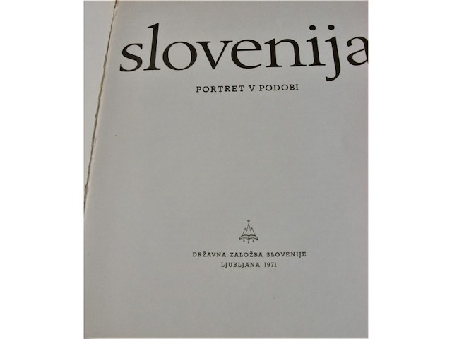 Monografija Slovenija, ilustrovana, slovenački, 350 str