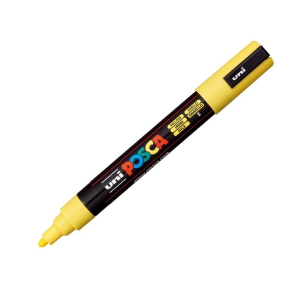 Marker na vodenoj bazi POSCA PC-5M YELLOW 2 ŽUTA 1,8 – 2,5 mm PC-5M