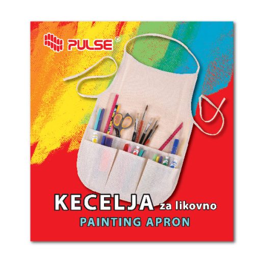 Kecelja za likovno 100% pamuk, Pulse