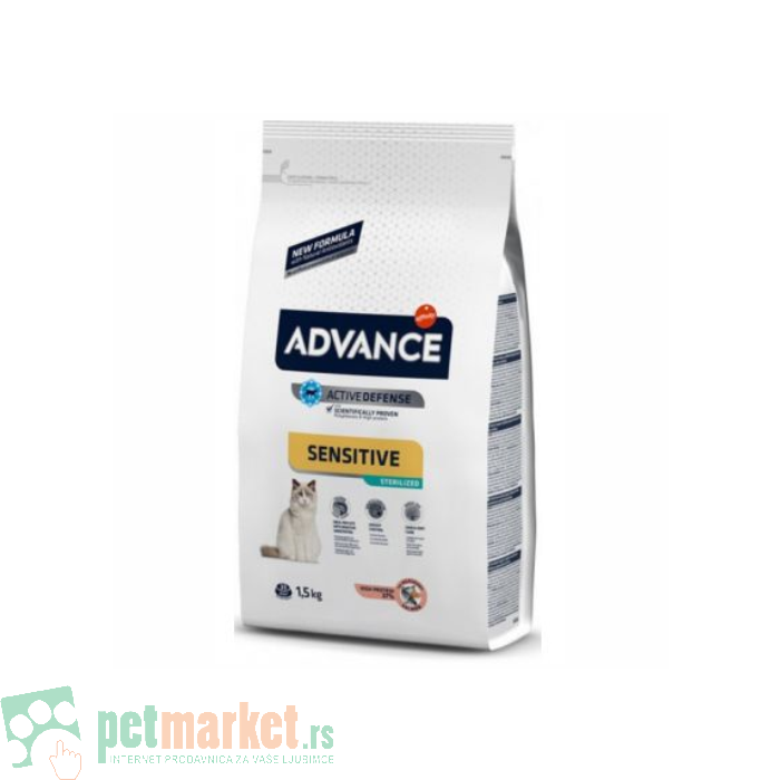 Advance: Hrana za osetljive sterilisane mačke Sensitive Sterilized, 1.5 kg