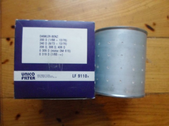 FILTER ULJA DAIMLER BENZ 200 240D 206, 306 406D NOVO