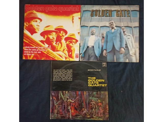 Golden Gate Quartet x 4LP - 3 albuma