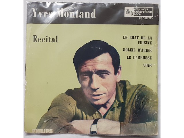 YVES  MONTAND  -  LE  CHAT  DE  LA  VOISINE