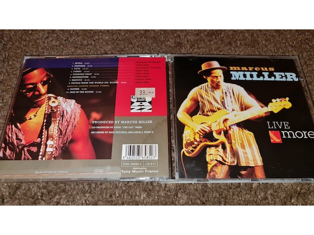 Marcus Miller - Live &; more , ORIGINAL