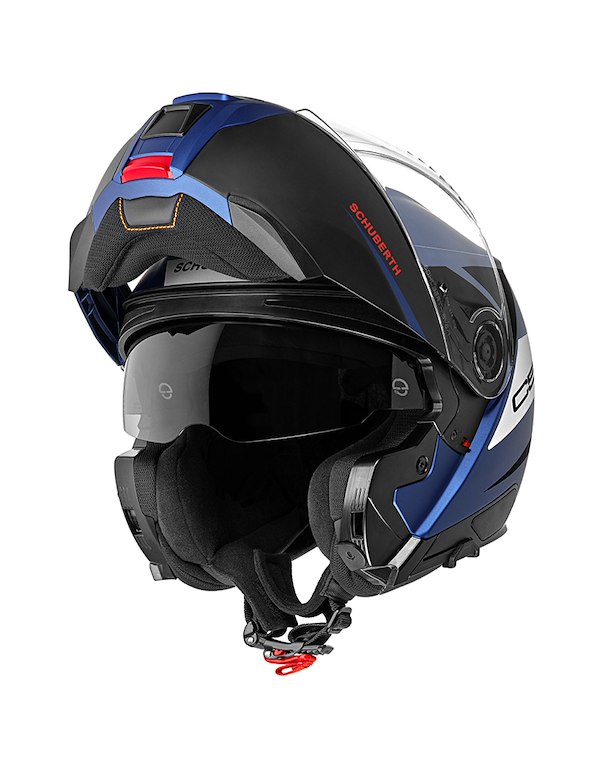 Schuberth flip up kaciga C5 eclipse plava bluetooth