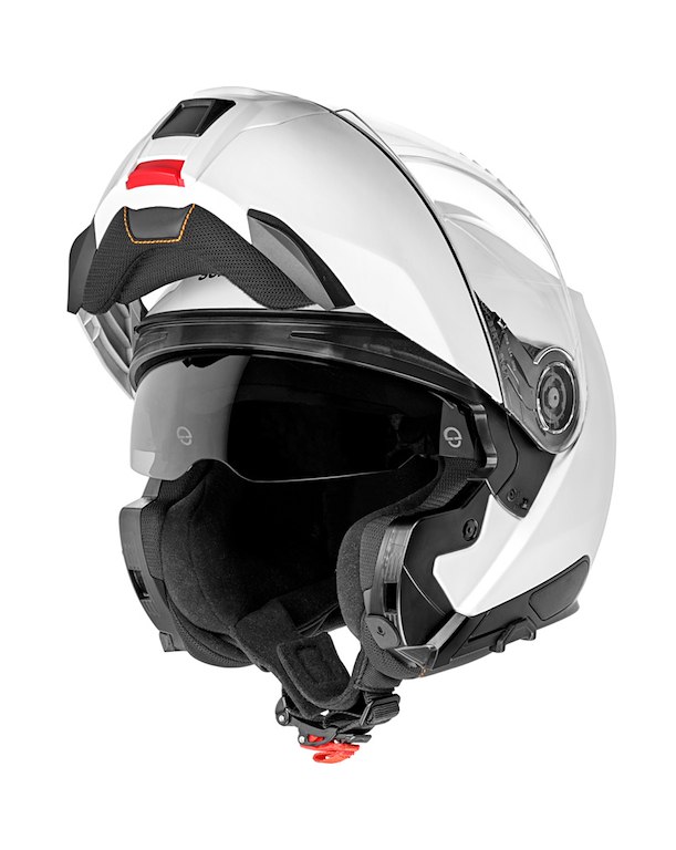 Schuberth flip up kaciga C5 bela bluetooth