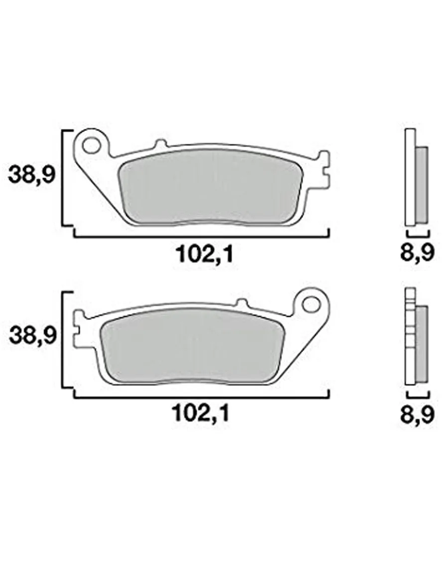 Brembo sinter kočione pločice Honda SILVER WING 600