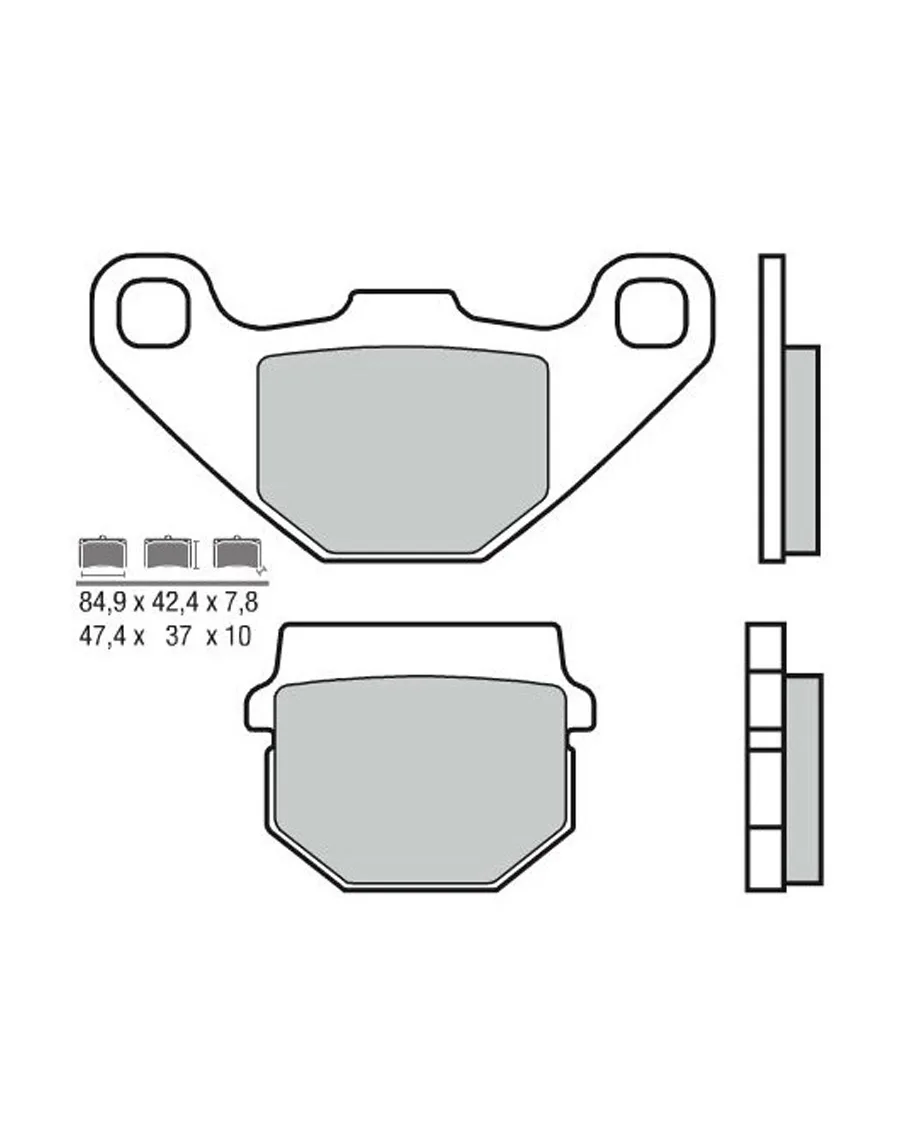 Brembo Carbon Ceramic kočione pločice Gilera EAGLET 50