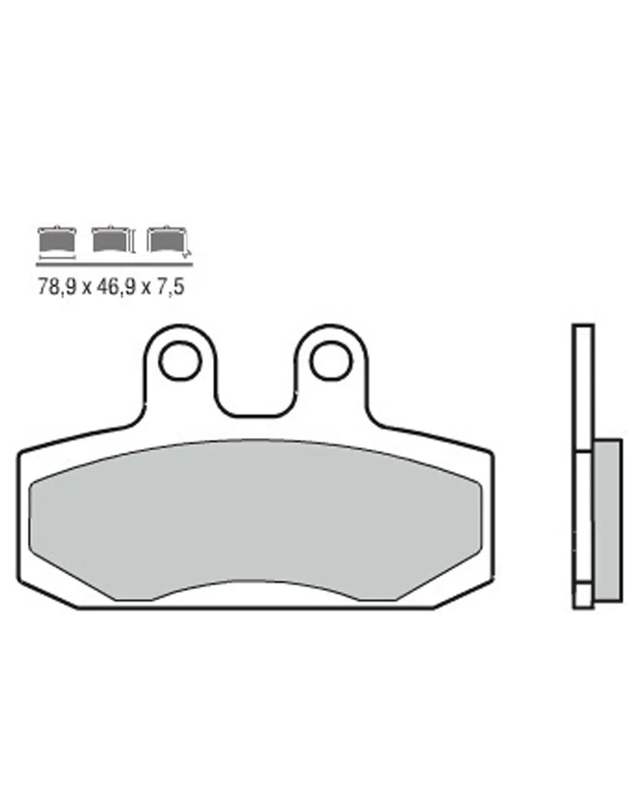 Brembo Carbon Ceramic kočione pločice Honda SJ BALI 100