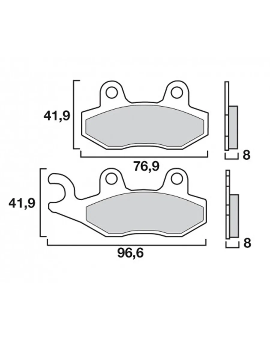 Brembo Carbon Ceramic kočione pločice Suzuki RM 250