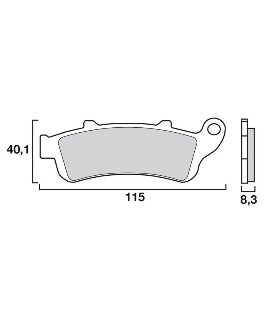 Brembo Carbon Ceramic kočione pločice Honda CBR 1100 XX