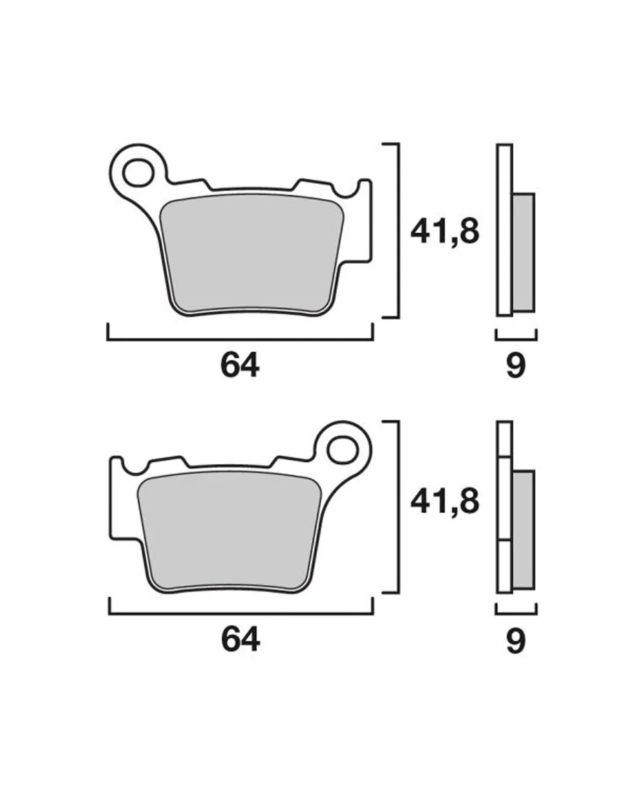 Brembo sinter kočione pločice Husqvarna TC/TE/SM 510
