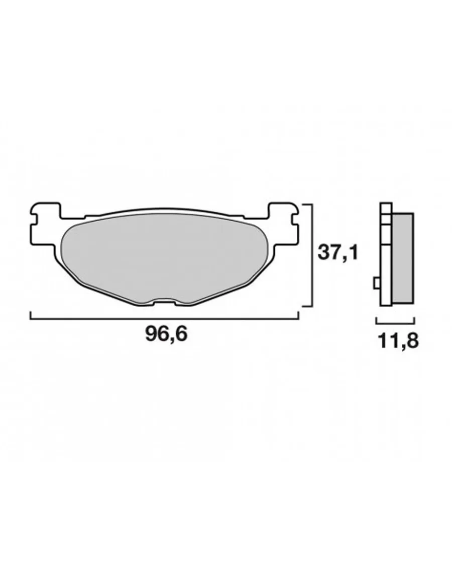 Brembo Carbon Ceramic kočione pločice Yamaha TMAX 500