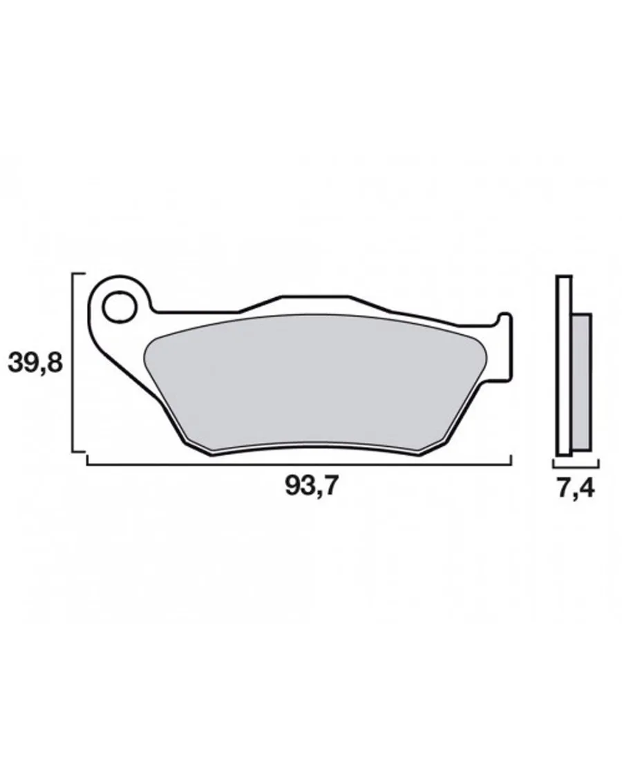 Brembo Carbon Ceramic kočione pločice Yamaha X-Max 250