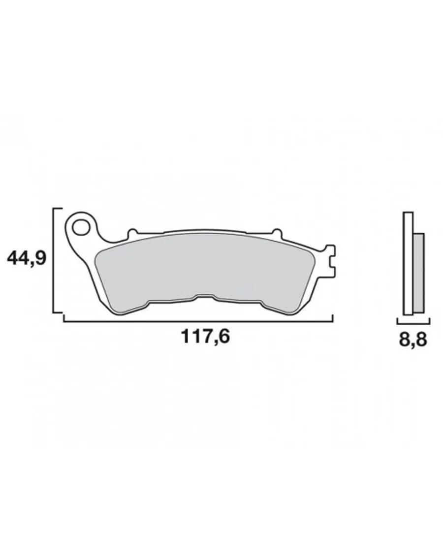 Brembo Carbon Ceramic kočione pločice Honda Forza 300