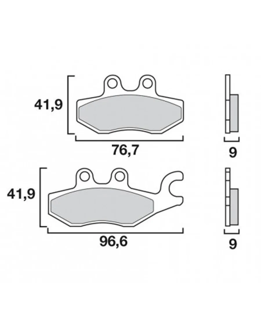 Brembo Carbon Ceramic kočione pločice Piaggio Beverly 300