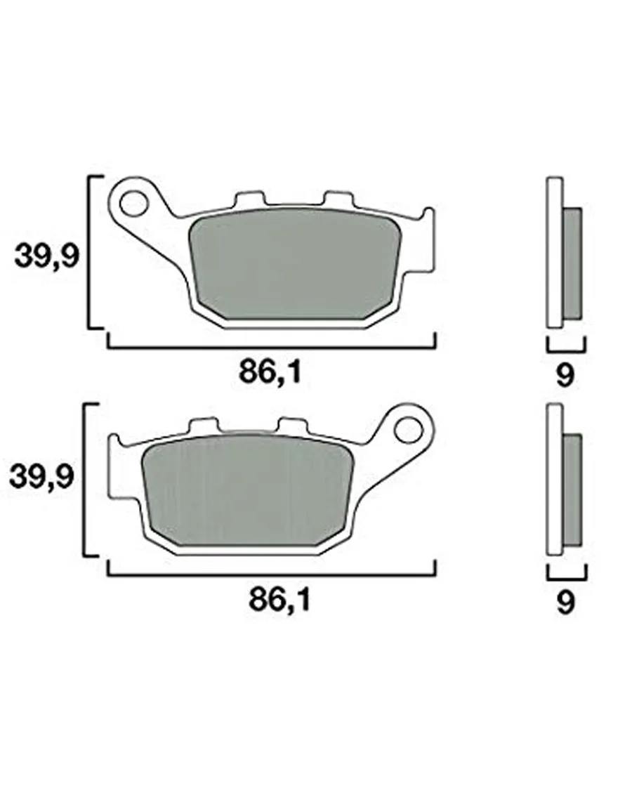 Brembo sinter kočione pločice Honda CB500F