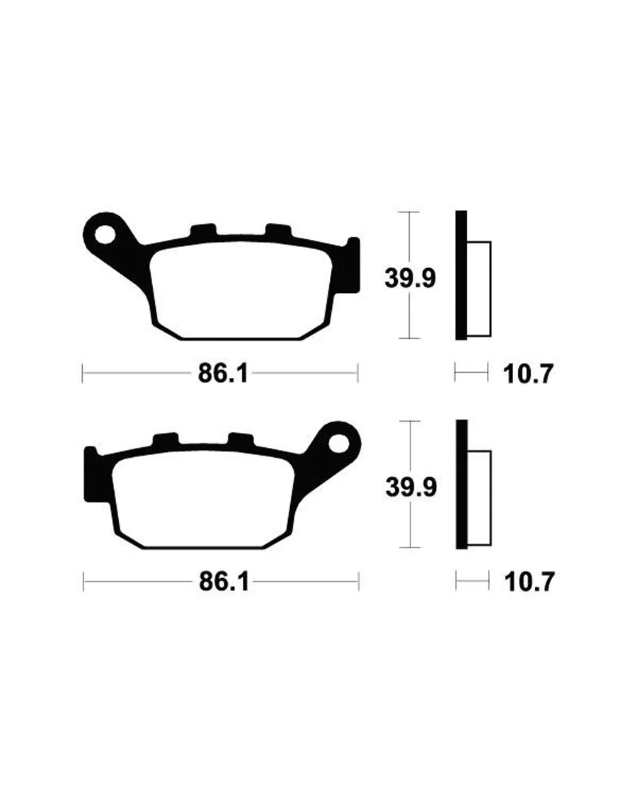 Brembo sinter kočione pločice Honda Transalp 600