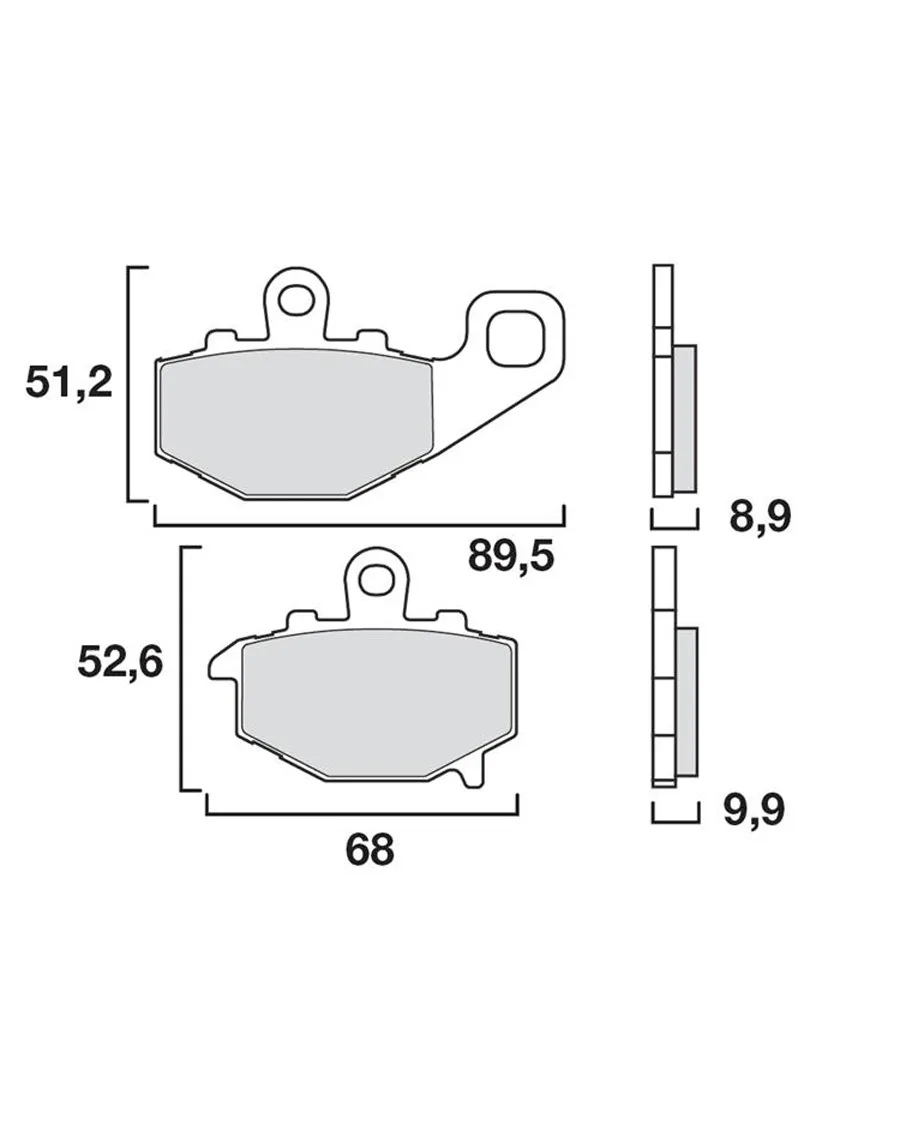 Brembo sinter kočione pločice Kawasaki Z750