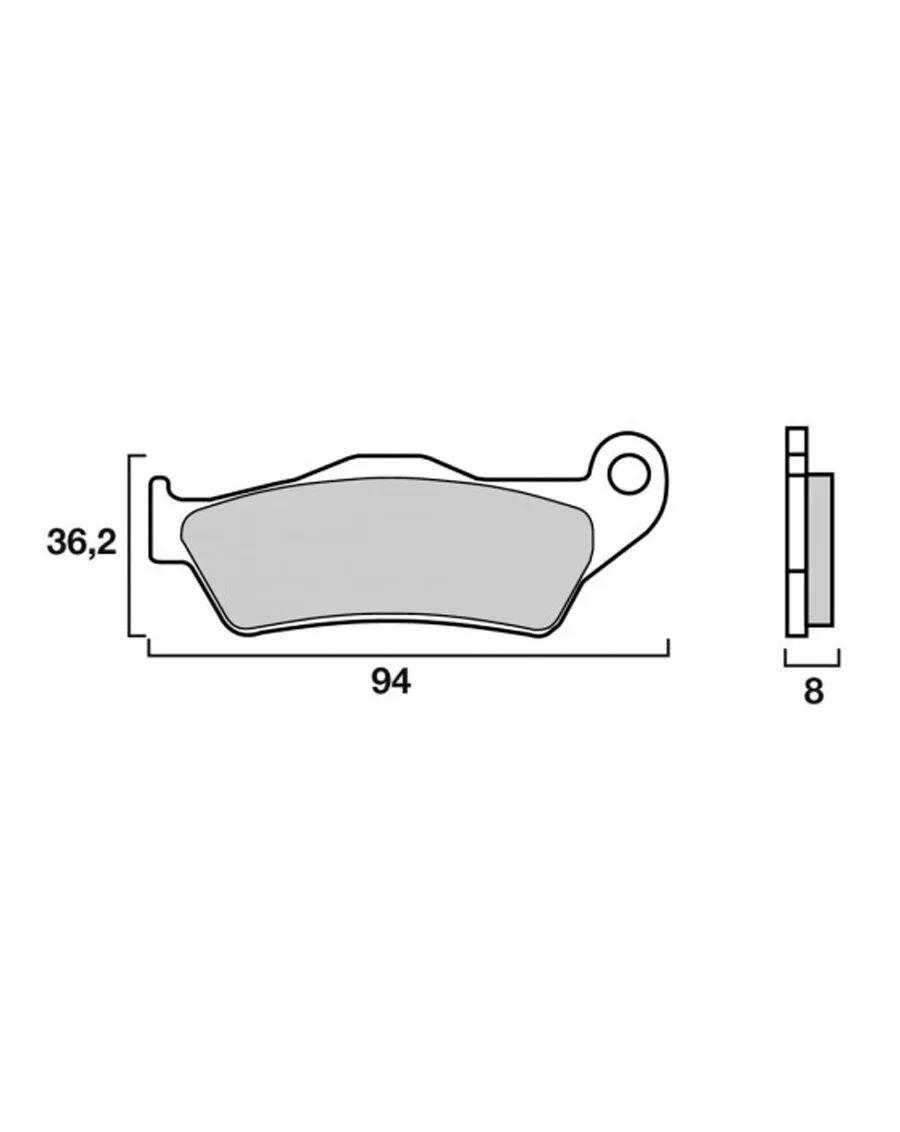 Brembo sinter kočione pločice Yamaha Majesty 125/150/180