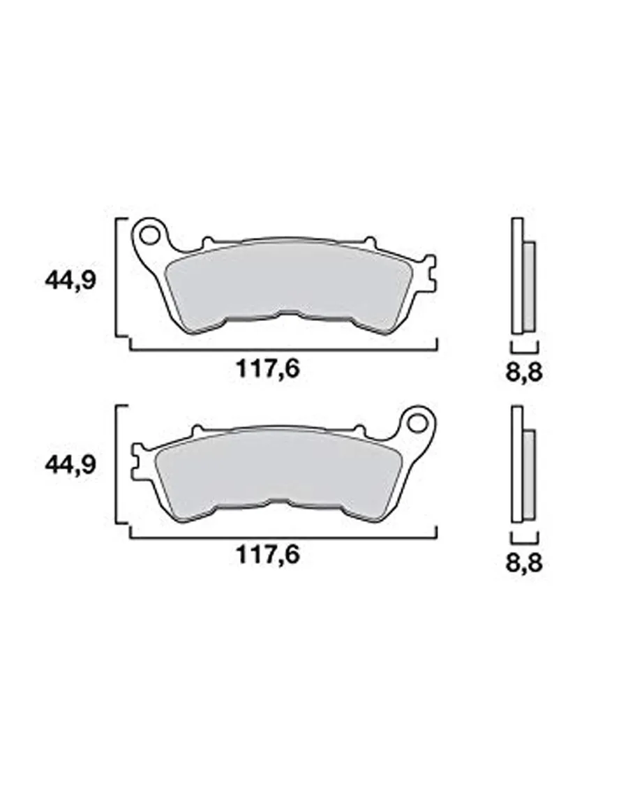 Brembo sinter kočione pločice Honda Varadero 1000