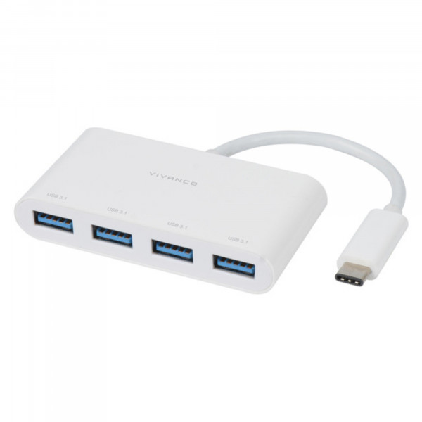 Vivanco HUB USB 4* TipC/4xTipA W