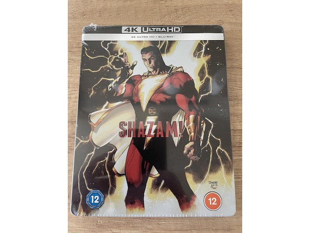 Shazam steelbook 4k UHD plus blu ray