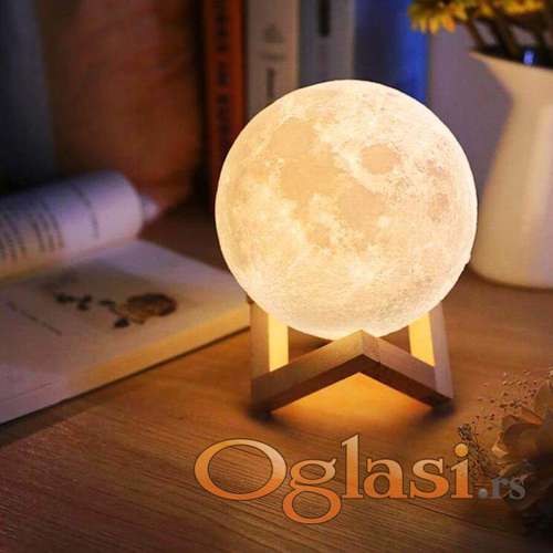 3D Lampa Mesec