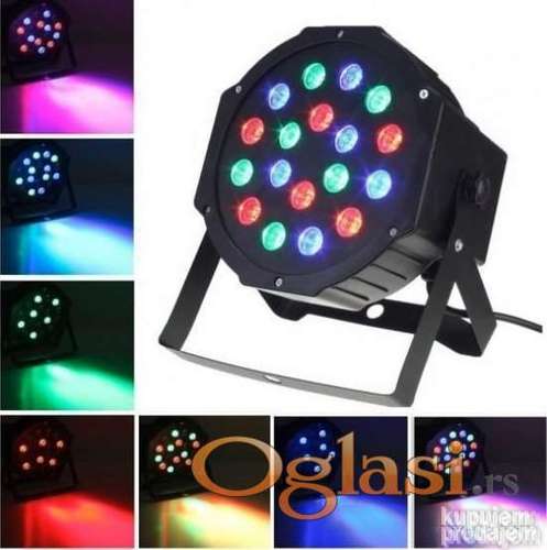 RGB Led par 18w Led parka 18 dioda