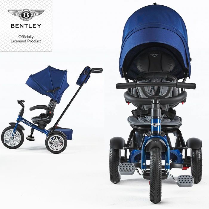 Bentley tricikl 6 u 1 - tamno plavi