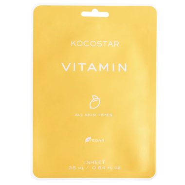 Sheet maska za podmlađivanje kože lica KOCOSTAR Vitamin 25ml