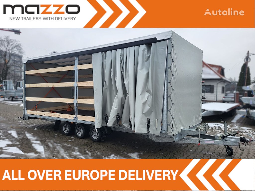 Nova Forwarding/ Freight 500x220x200cm 3500kg 3-axles prikolica sa kliznom ceradom