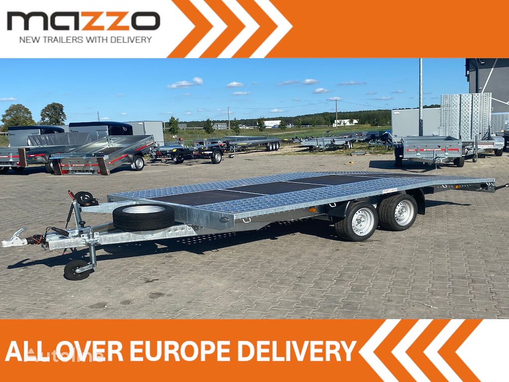 Nova J4027 400x210cm! Beaver tail GVW 2700kg prikolica autotransportera