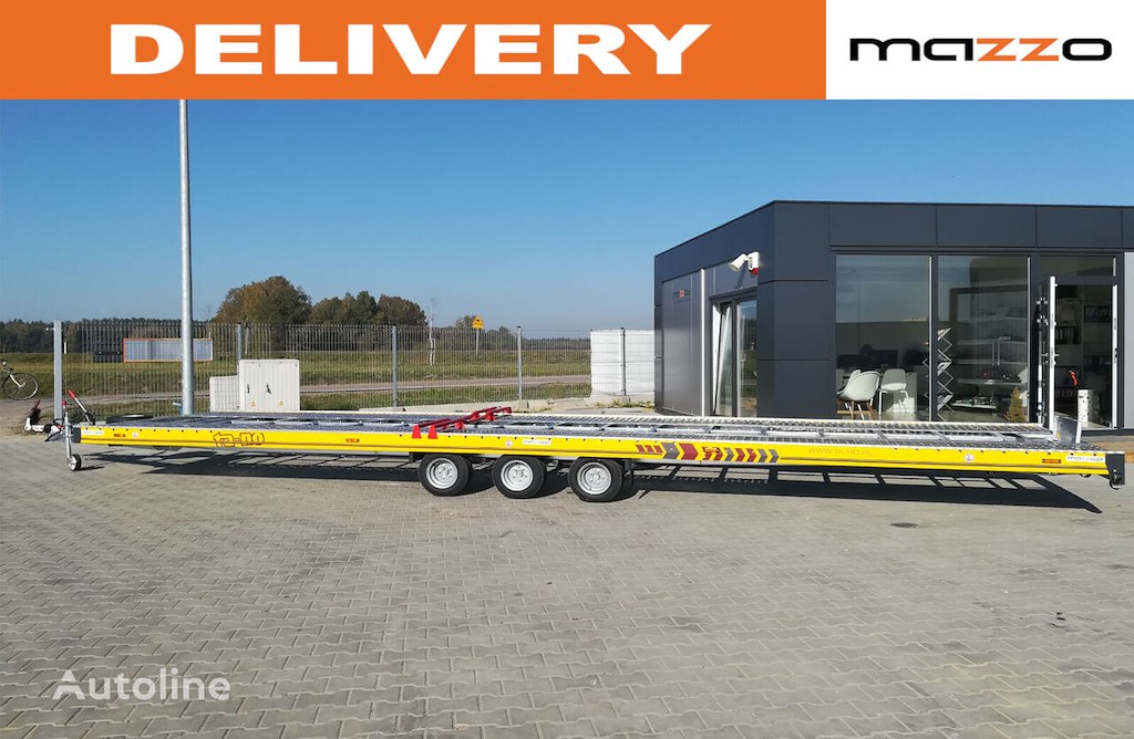 Nova 35.85 850x210cm 3500kg Two car trailer prikolica autotransportera