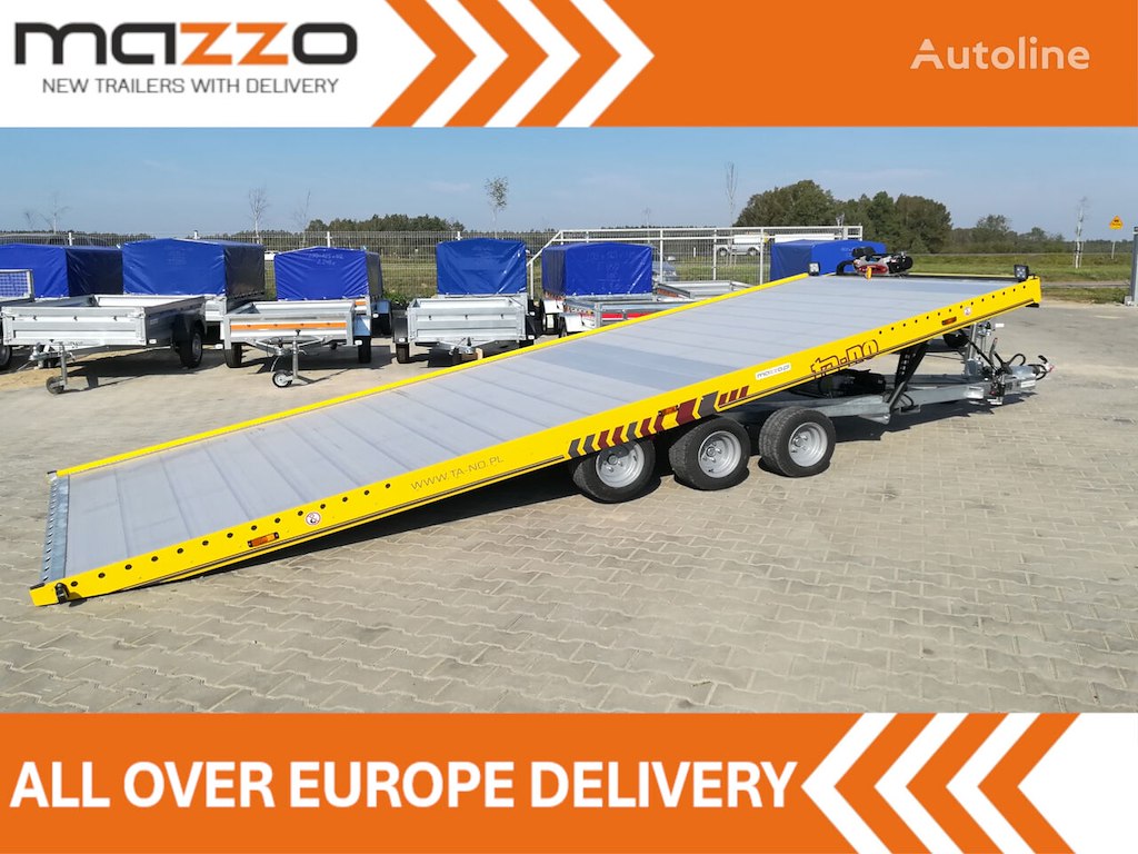 Nova F35.60 600x210cm Electric winch and electric lifting system 3500 prikolica autotransportera