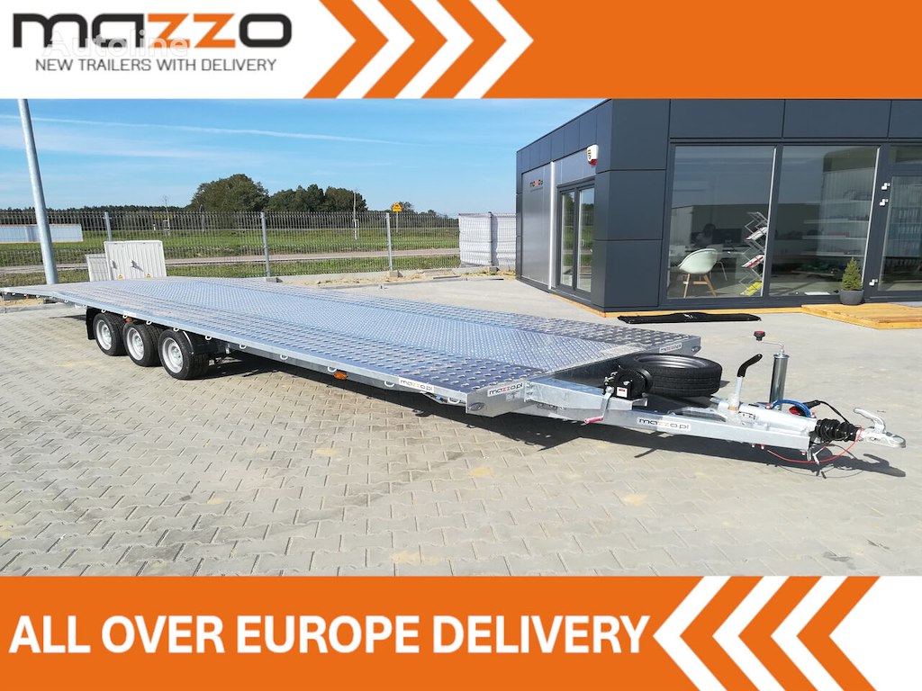 Nova J5035 500x210cm 3500kg gross weight Beaver tail prikolica autotransportera