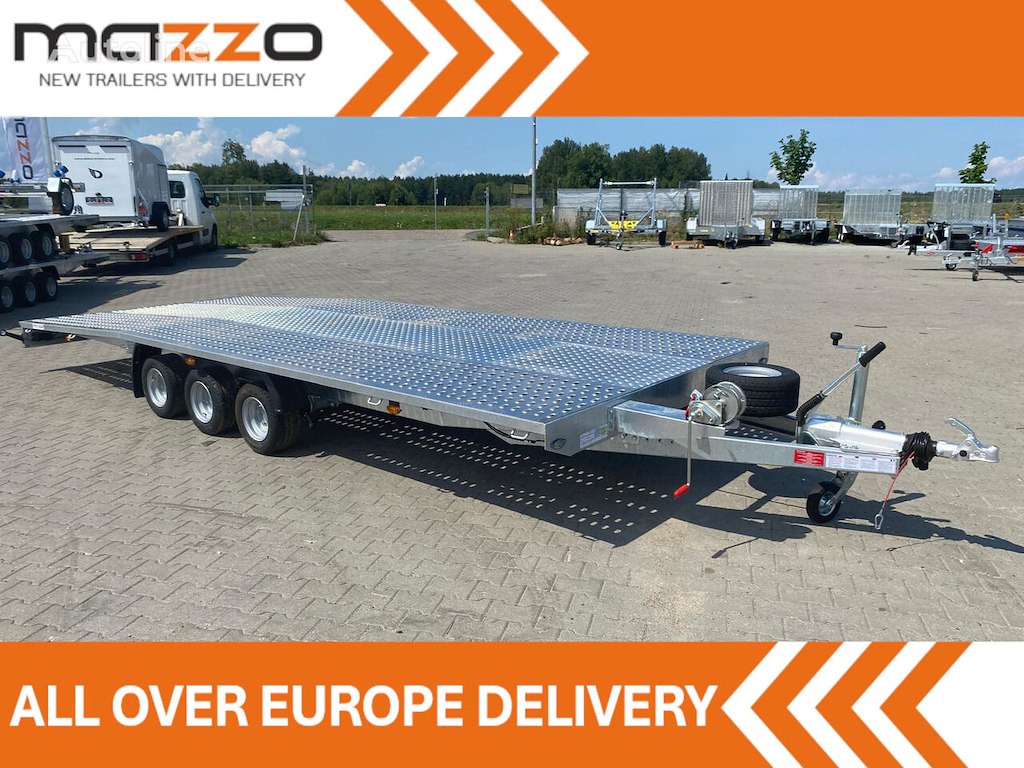 Nova J6021 600x210cm 3500kg beaver tail prikolica autotransportera