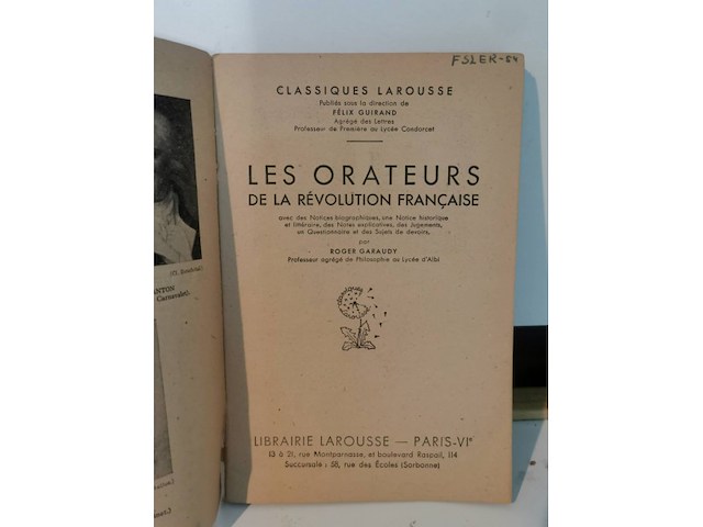 Les Orateurs De La Révolution Française Paperback – Jan