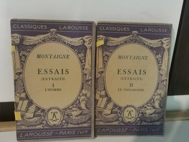 Montaigne Extraits 1-2  Classiques Larousse