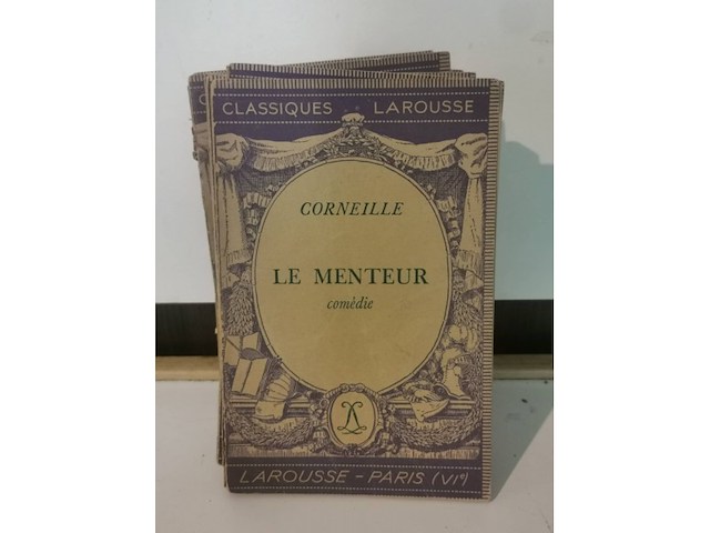 Le Menteur Broché – 1 janvier 1933 de Corneille (Auteur