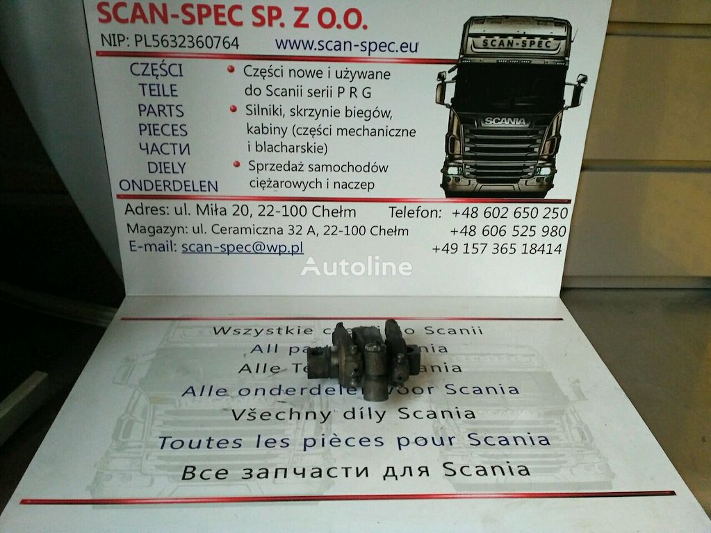 Klawiatura ventil motora za Scania P R G series 4 tegljača