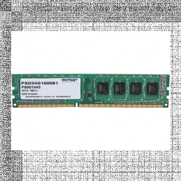 Memorija DDR3 4GB 1600MHz Patriot Signature PSD34G160081