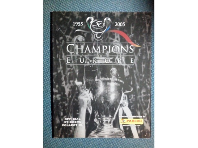 CHAMPIONS EUROPE 1955 - 2005 PRAZAN ALBUM