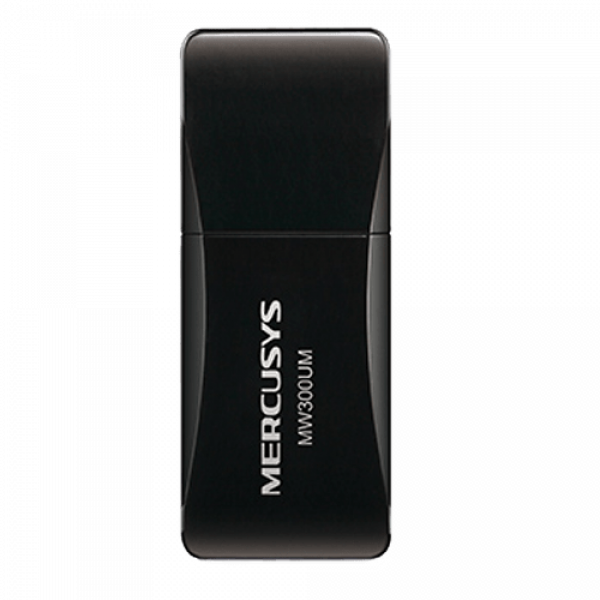 Wireless USB mrežna kartica Mercusys MW300UM N300/2.4GHz/mini usb