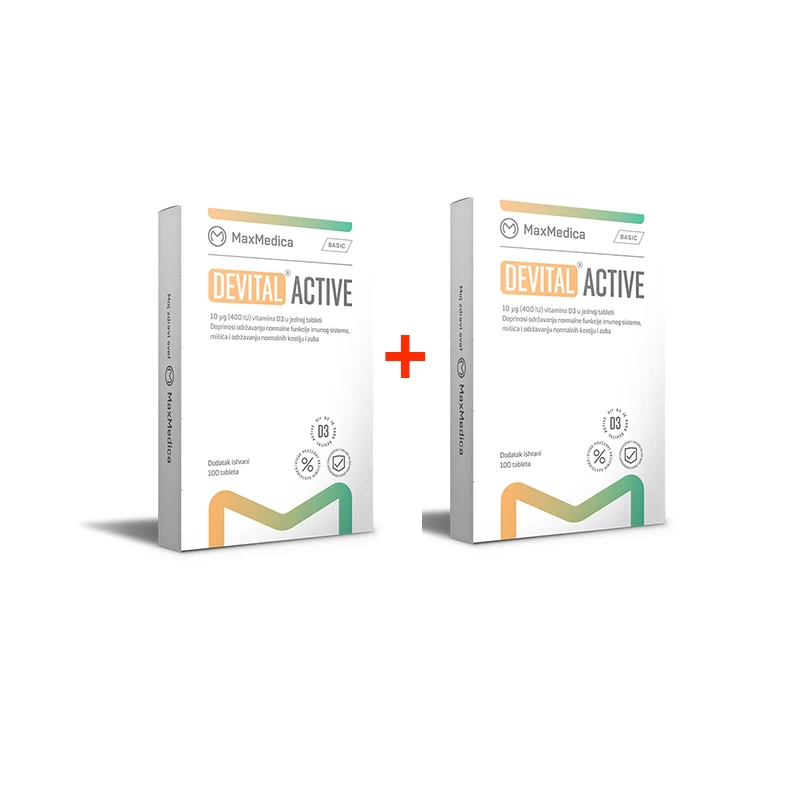 Devital Active 100tbl 1+1 gratis Maxmedica