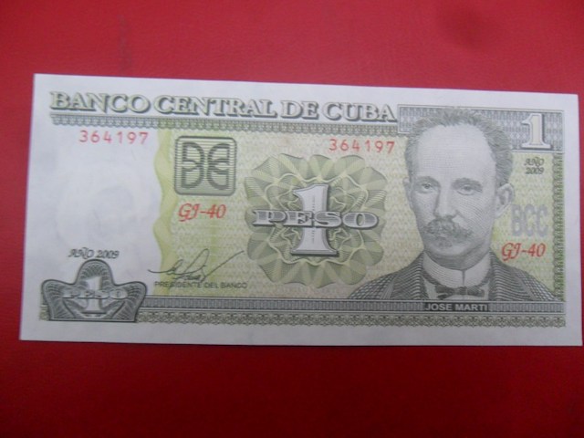 Kuba-Cuba 1 Peso 2009, v10, P7591