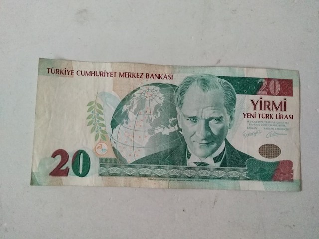20 lira Turska, 2005.
